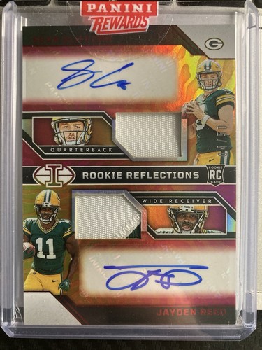 2023 Illusions Rookie Reflections Sean Clifford Jayden Reed Dual Patch ...