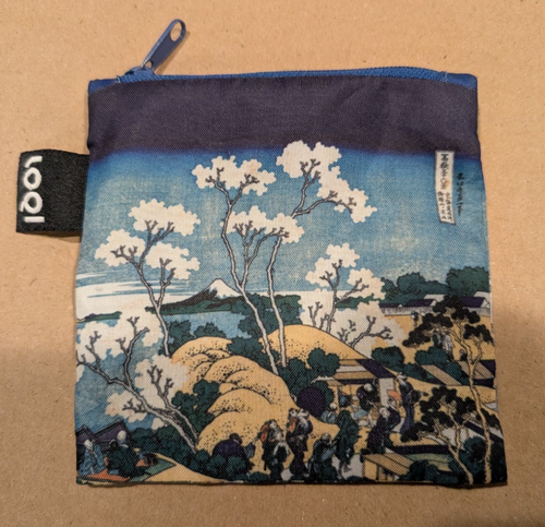 LOQI KATSUSHIKA HOKUSAI Fuji from Small Zippered Bag - Very Cool | eBay