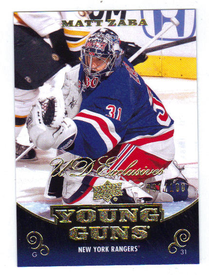 2010-11 Upper Deck - Young Guns #484 Matt Zaba (RC) for sale online | eBay