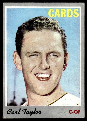 1970 Topps Carl Taylor St. Louis Cardinals #76 | eBay