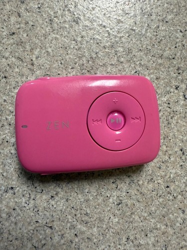 Creative Zen Stone (1GB) Digital Media MP3 Player Pink. Works great ...