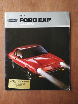 1982 Ford EXP Sales Brochure - 20 Pages | eBay