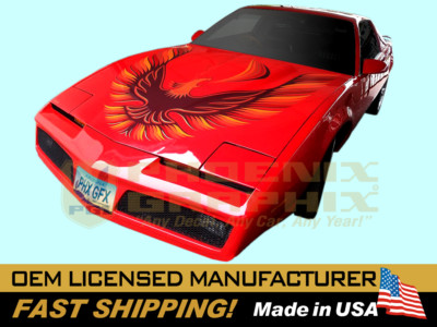 1982 83 84 85 86 87 88 1989 1990 1991 1992 Firebird Trans Am Hood Bird ...