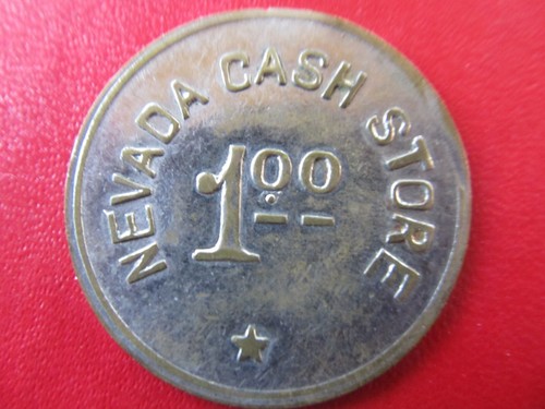 Nevada Indiana/Nevada Cash Store/ $1/ 1914 Ingle/Antique Trade Token | eBay