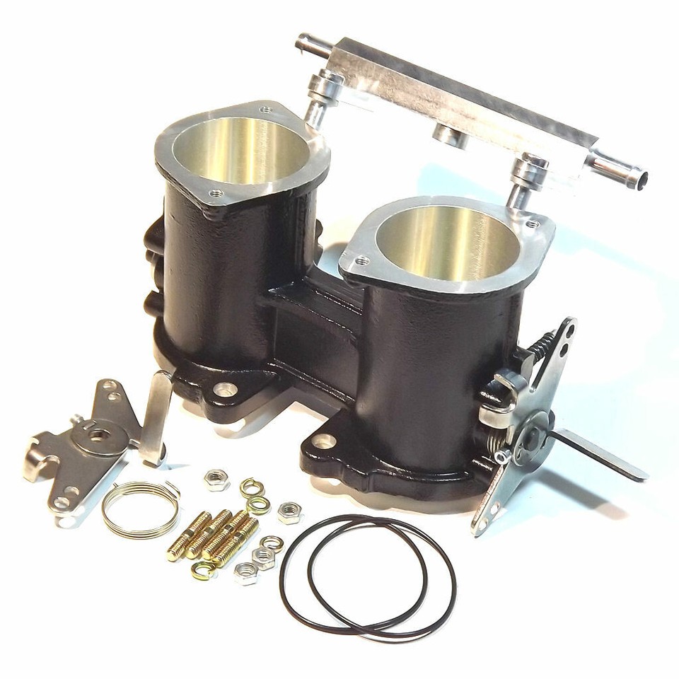 48mm IDF/DRLA Twin Throttle Body Injection + fuel rail Weber/Dellorto ...