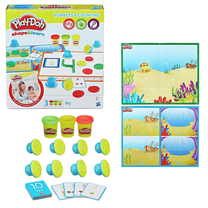 Hasbro Play Doh Playdoh Shape and Learn Numbers and Counting --- 2 ...