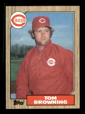 1987 Baseball Topps Tom Browning Cincinnati Reds #65 | eBay