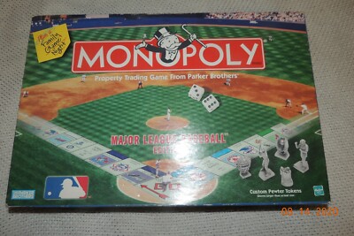RARE MONOPOLY 1998 MAJOR LEAGUE BASEBALL EDITION BOARD GAME P. BROS ...