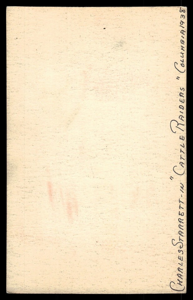 1920s-30s Arcade Style Card Western #1532 Charles Starrett "Cattle ...