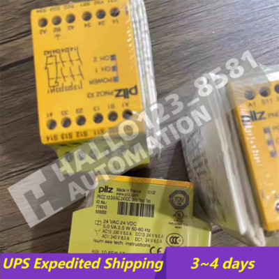 PILZ 774310 PNOZ X3 24VAC 24VDC 3n/o 1n/c 1so Safety Relay UPS Shipping ...