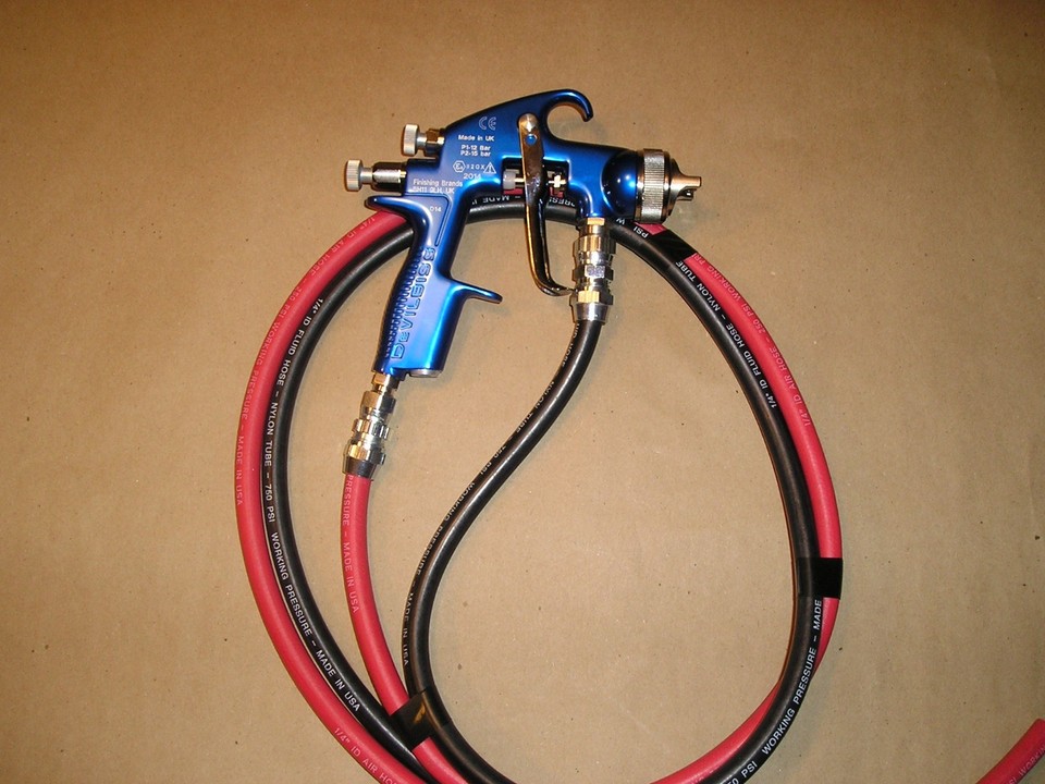 BINKS , CONTITECH 5' LOW PRESSURE 1/4" PAINT/AIR LINE HOSE ASSY. | eBay