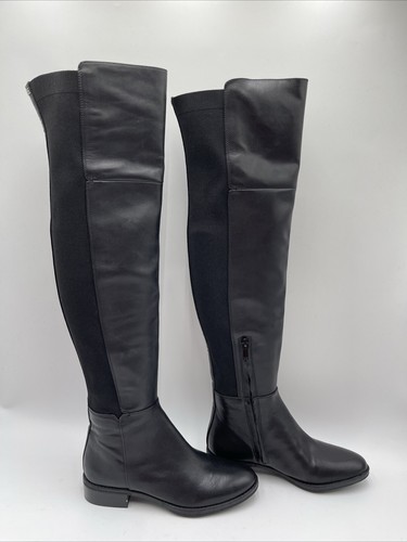 Sam Edelman Pam Women’s Zipper Ribbed Knit Over-The-Knee Boots Black ...