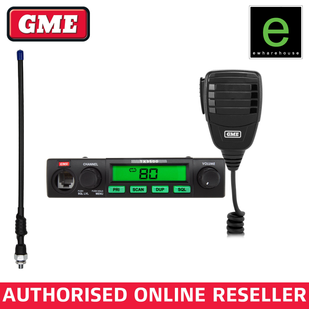GME TX3500S 80 Channel UHF CB Radio - Black for sale online | eBay