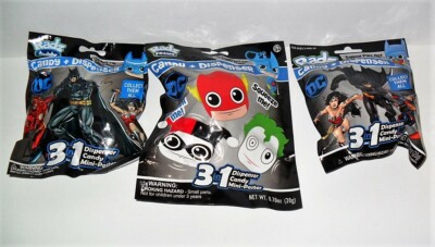 RADZ DC FOAMZ TWISTZ CANDY DISPENSER LOT 3 BLIND BAGS 1 OF EACH PACK ...