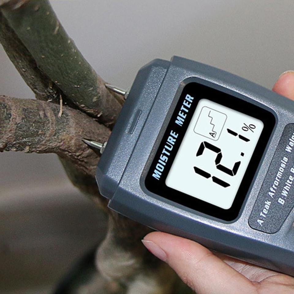 Damp Meter Wallpaper Caravan-Tester Lcd Wood Humidity Moisture Detector ...