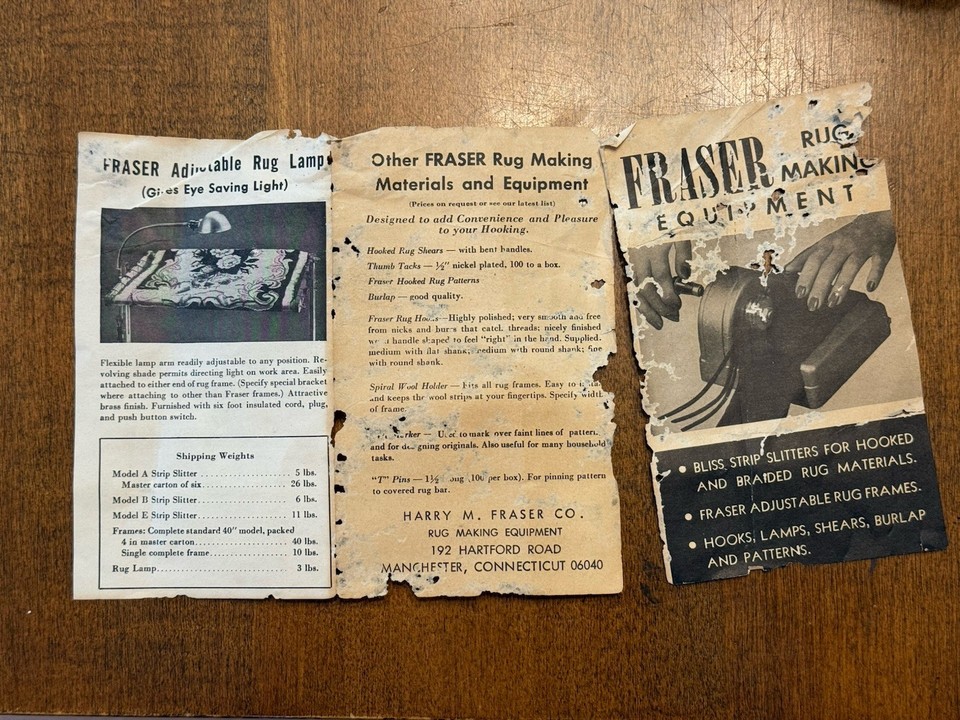 Bliss Model A Portable Strip Slitter Harry M Fraser Fabric Cutter For ...