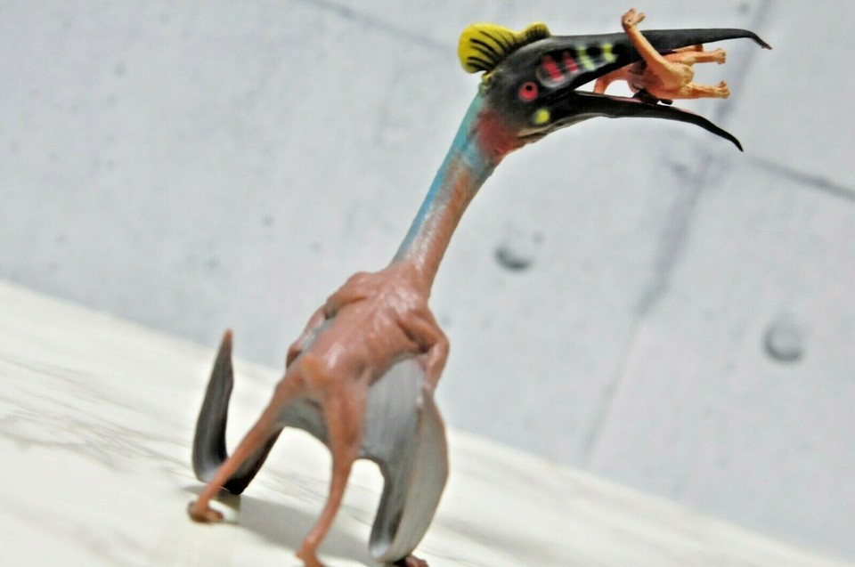 CollectA Quetzalcoatlus Predation Figure – Soft Vinyl Dinosaur Monster ...