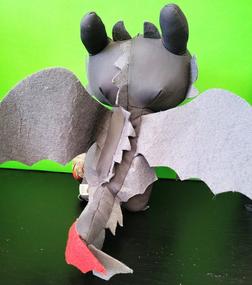 How To Train Your Dragon 2 Toothless Plush 10" Black DreamWorks Toy ...
