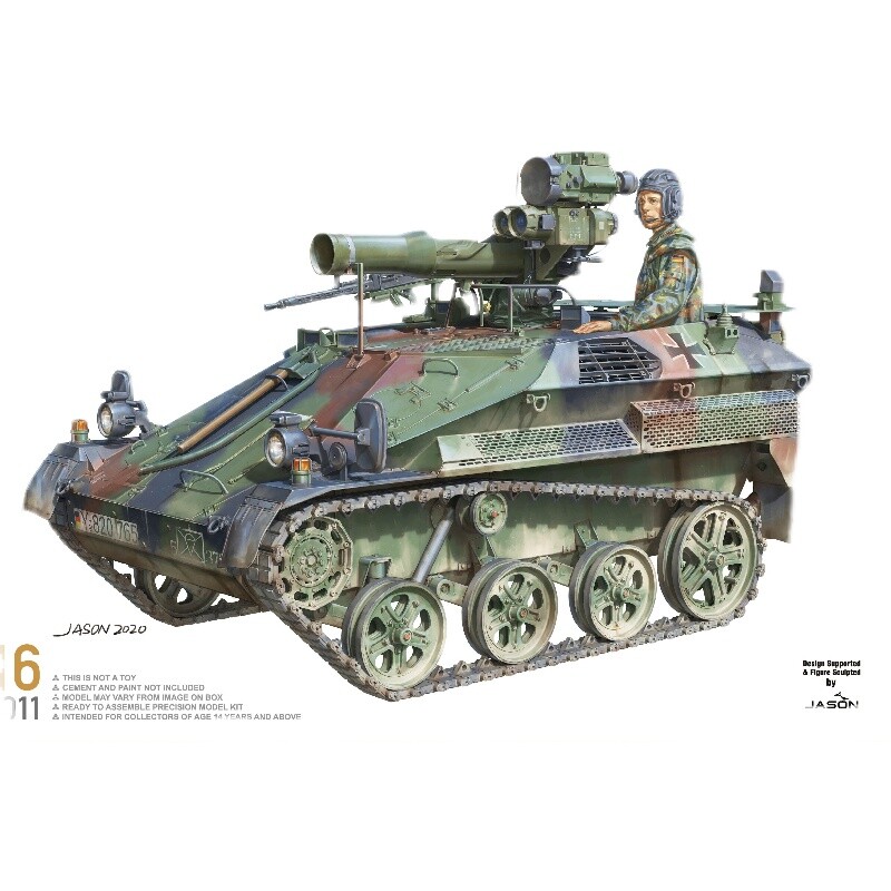 TAKOM 1011 1:16 SCALE WIESEL A1 TOW Plastic model kit | eBay
