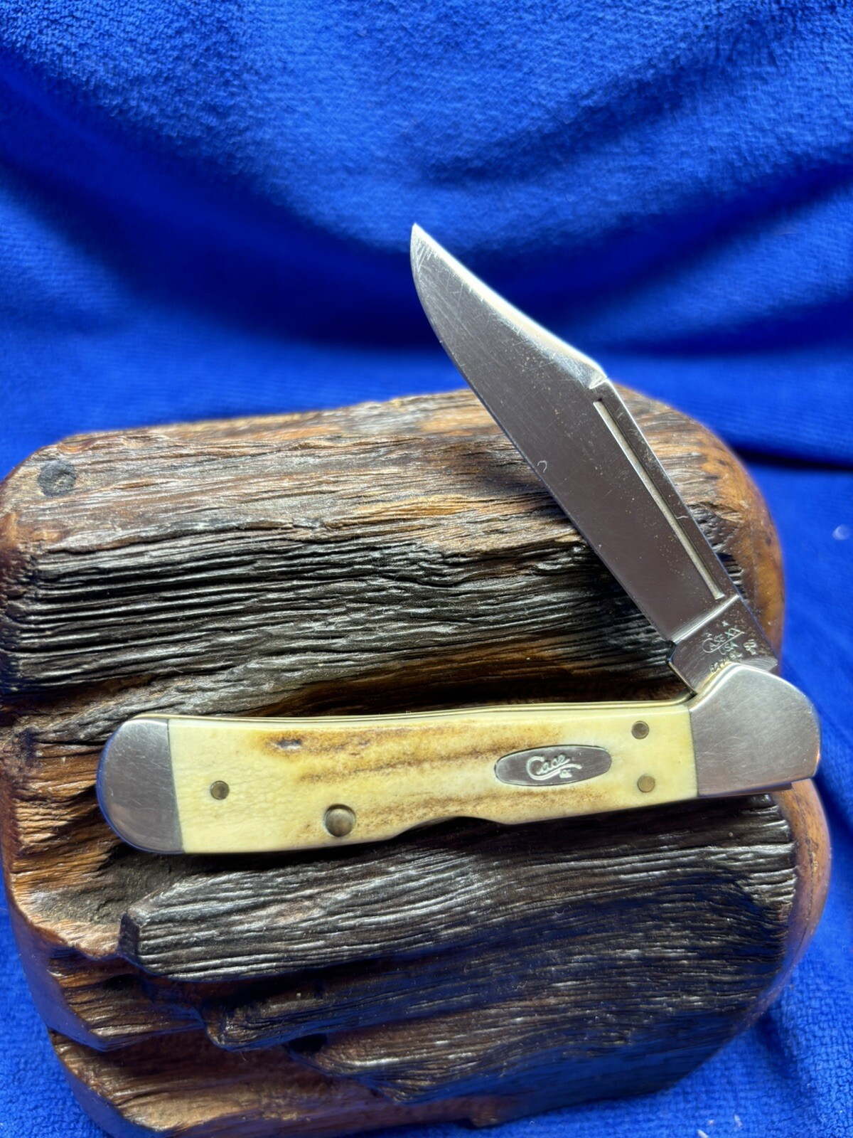 Case XX 51749L Mini Copperlock Stag 2006 SS Pocket Knife Used Great ...