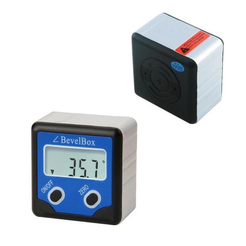 Digital Inclinometer Bevel Box Angle Finder Magnetic Base Protractor ...