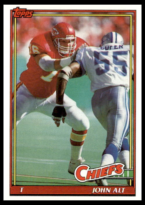1991 Topps #131 John Alt Kansas City Chiefs Football Card | eBay