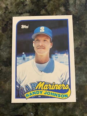 1989 Topps Traded Randy Johnson Rookie Card RC #57T Seattle Mariners NM ...