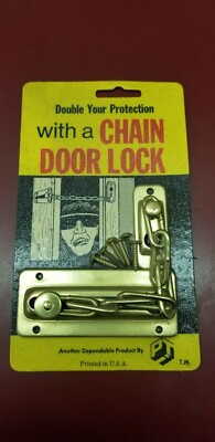 PTI Chain door lock #11 vintage lock security chain lock | eBay