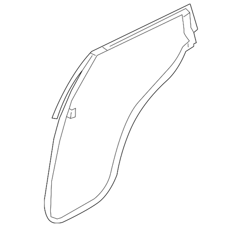 Genuine Infiniti Door Weather-Strip 82831-5NA0A | eBay