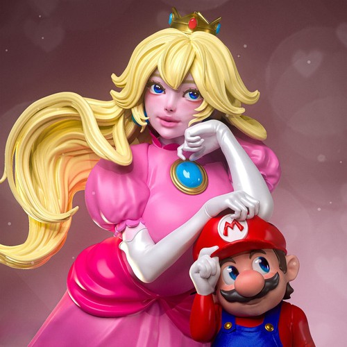 Princess Peach - SMB| Garage Kit DIY Figure Statue UNPAINTED 3D ...