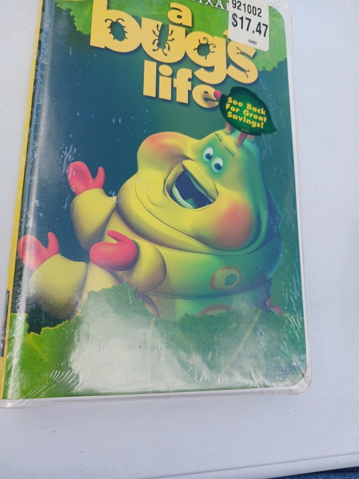 A Bugs Life (VHS, 1999) Sealed Heimlich Clam Shell Case, Disney Pixar ...