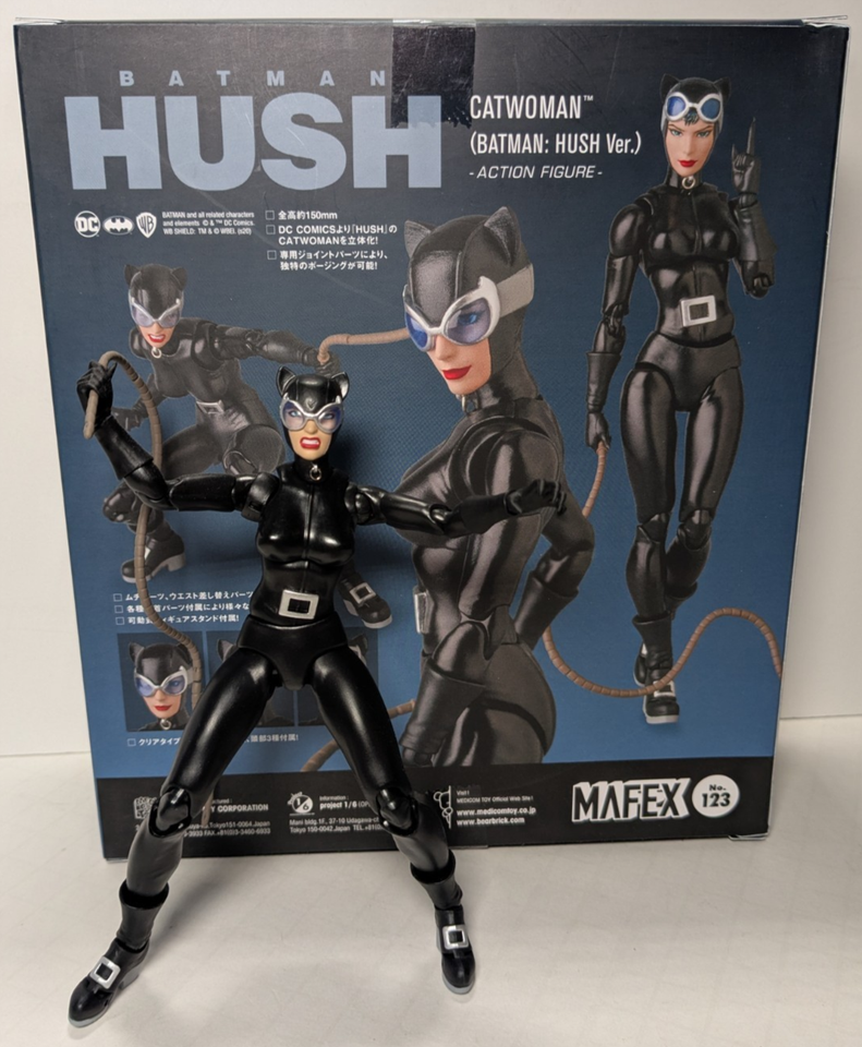 Mafex No. 123 Catwoman Batman Hush Version 100% Complete DC Medicom 1st ...