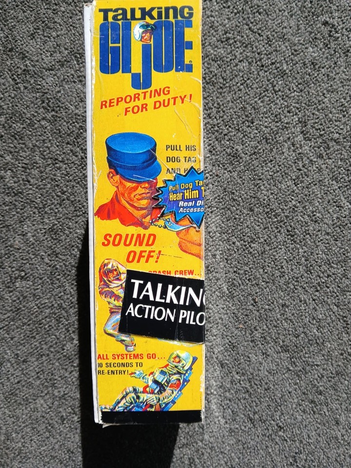 Vintage GI Joe Talking Action Pilot Reproduction Box Only | eBay