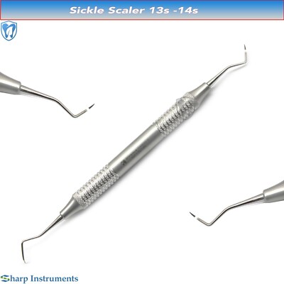 McCall SICKLE SCALER 13S - 14S ERGONOMIC Hygienist Curette Dentist Oral ...