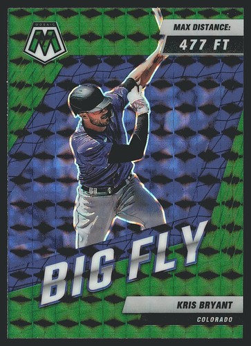 2022 Panini Mosaic #BF-4 Kris Bryant Big Fly Green Mosaic | eBay