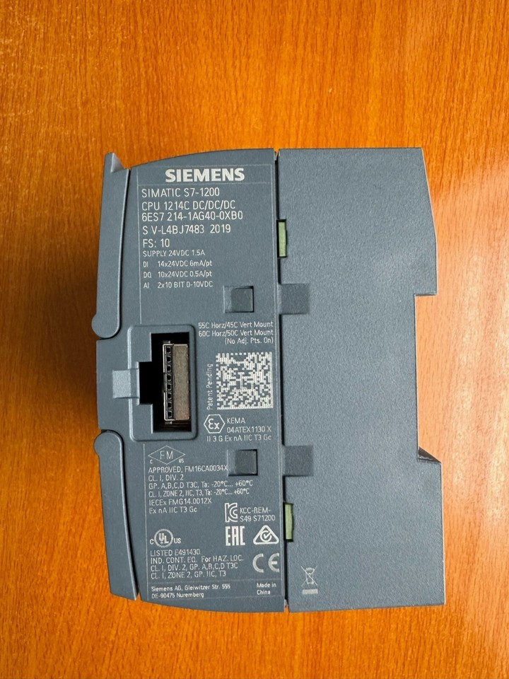 SIEMENS S7-1200 PLC Training Kit 6ES7 214-1AG40-0XB0 Profinet Motion ...