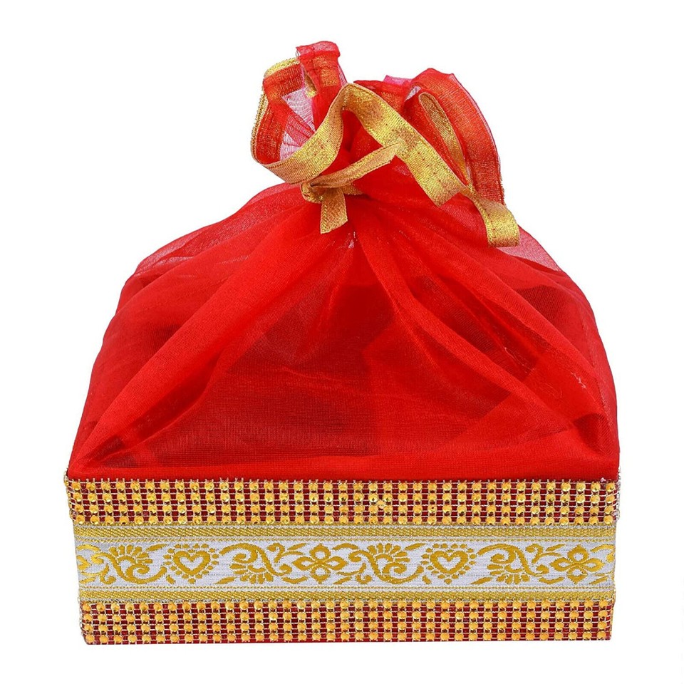 Indian Traditional Wedding Gift Hamper Basket Assorted Color Pack Of 1 ...