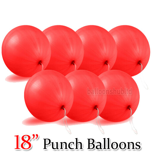 LARGE PUNCH BALLOONS Party Bag Fillers Goody CHILDRENS Loot Bag Toys ...