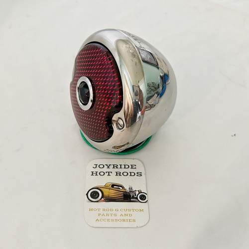 1933-36 Ford Tail Light w/ Blue Dot- R/H - POLISHED S/S- Hot Rod ...