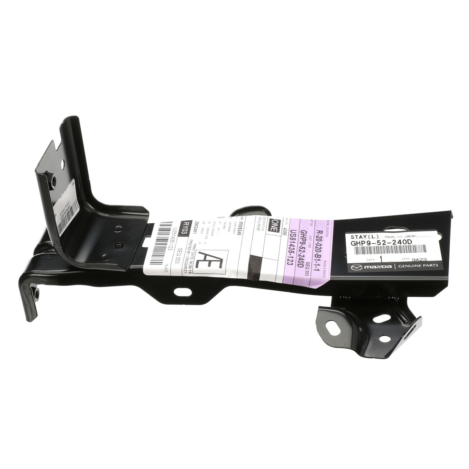 Mazda OEM 14-17 6-fender Front Bracket Left GHP952240D for sale online ...
