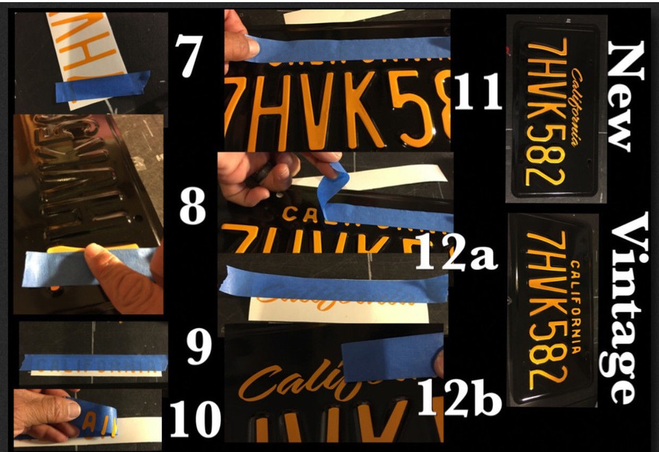 DIY CALIFORNIA Legacy License Plates CADILLAC | eBay