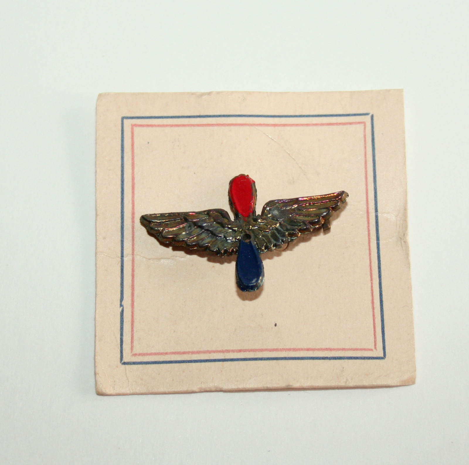 Vintage 30s-40s WWII U.S. Army Air Force Prop Propeller Wings Pin New ...