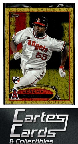 Jeremy Moore 2012 Topps Gold Sparkle #277 Los Angeles Angels Rookie RC ...