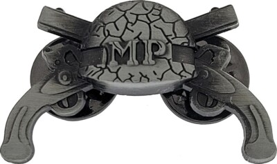 Military Police MP HAT US Army Pin MP Cross Pistols Oxidized | eBay
