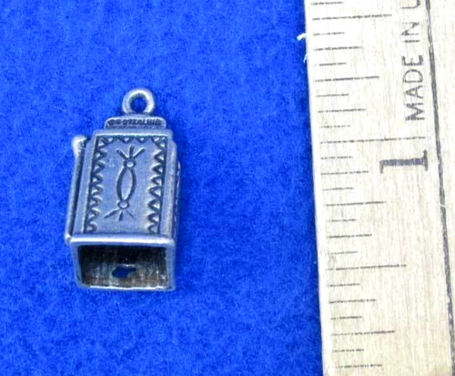 Slot Machine Necklace Pendant Charm Sterling Silver .925 Antiqued ...