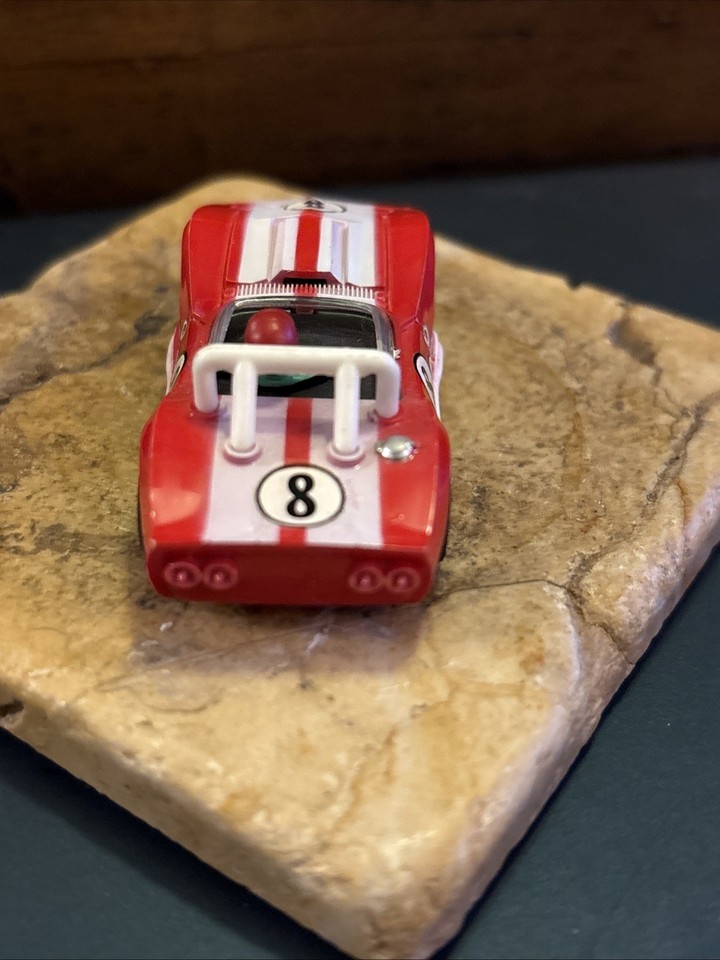 TYCO PRO A PRODUCTION CORVETTE 427 RED/WHITE #8 HO SLOT CAR | eBay