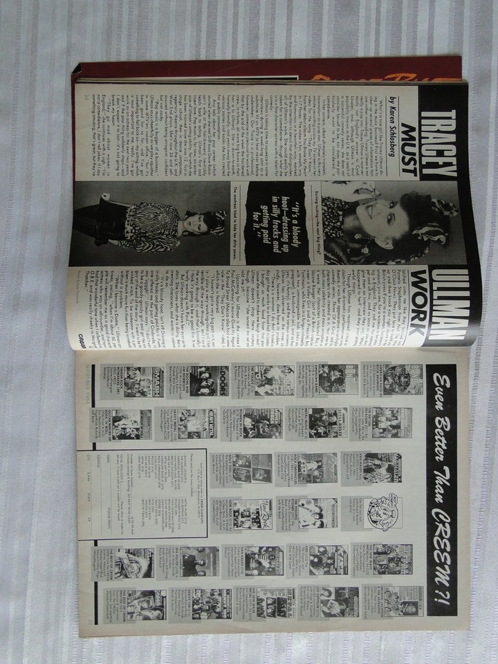 Vintage Magazine Creem Sept 1984 Prince Thompson Twins Night Ranger R.E ...