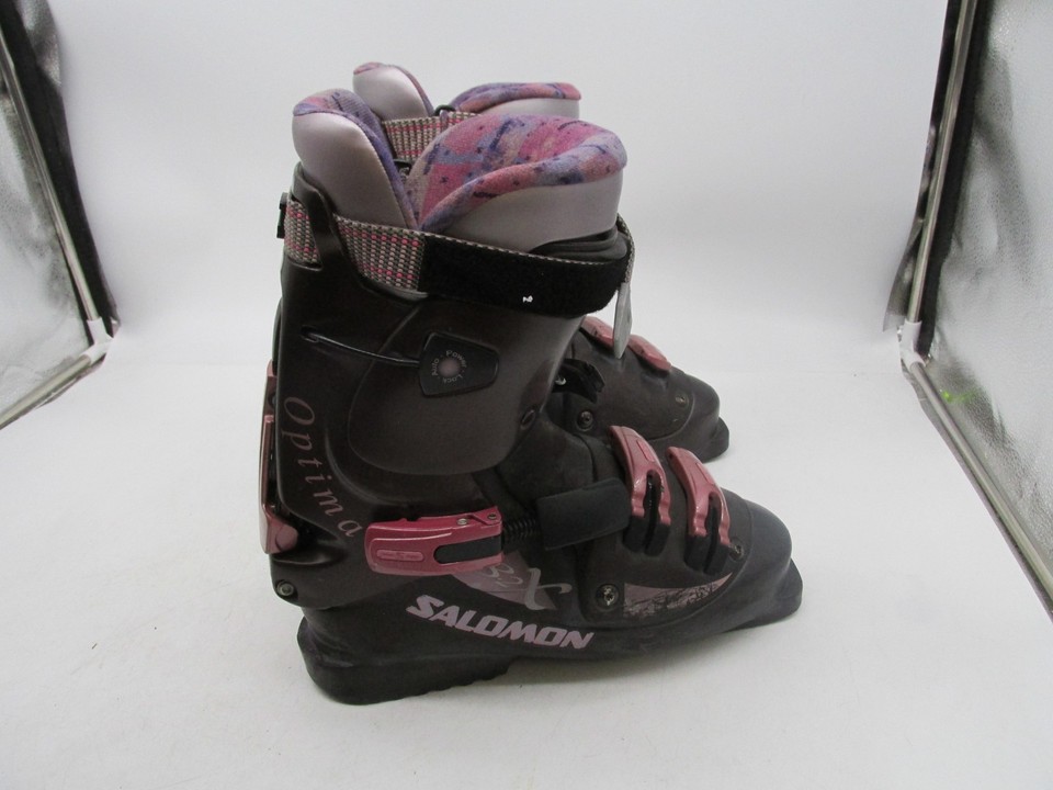SALOMON Optima Brown Ski Boots. Size 25.5. Pre Loved | eBay UK