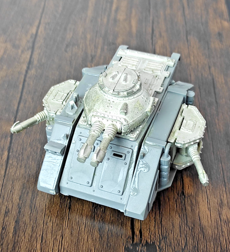Vintage Warhammer 40k Predator Tank: Plastic Chassis, Metal Turret ...
