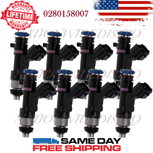 8x OEM Bosch Fuel Injectors for 2004-2015 Nissan Titan 5.6L V8 ...